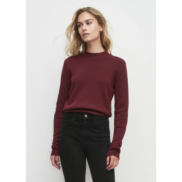 Long Sleeve Whitney Top - Vino - MINE by sandy